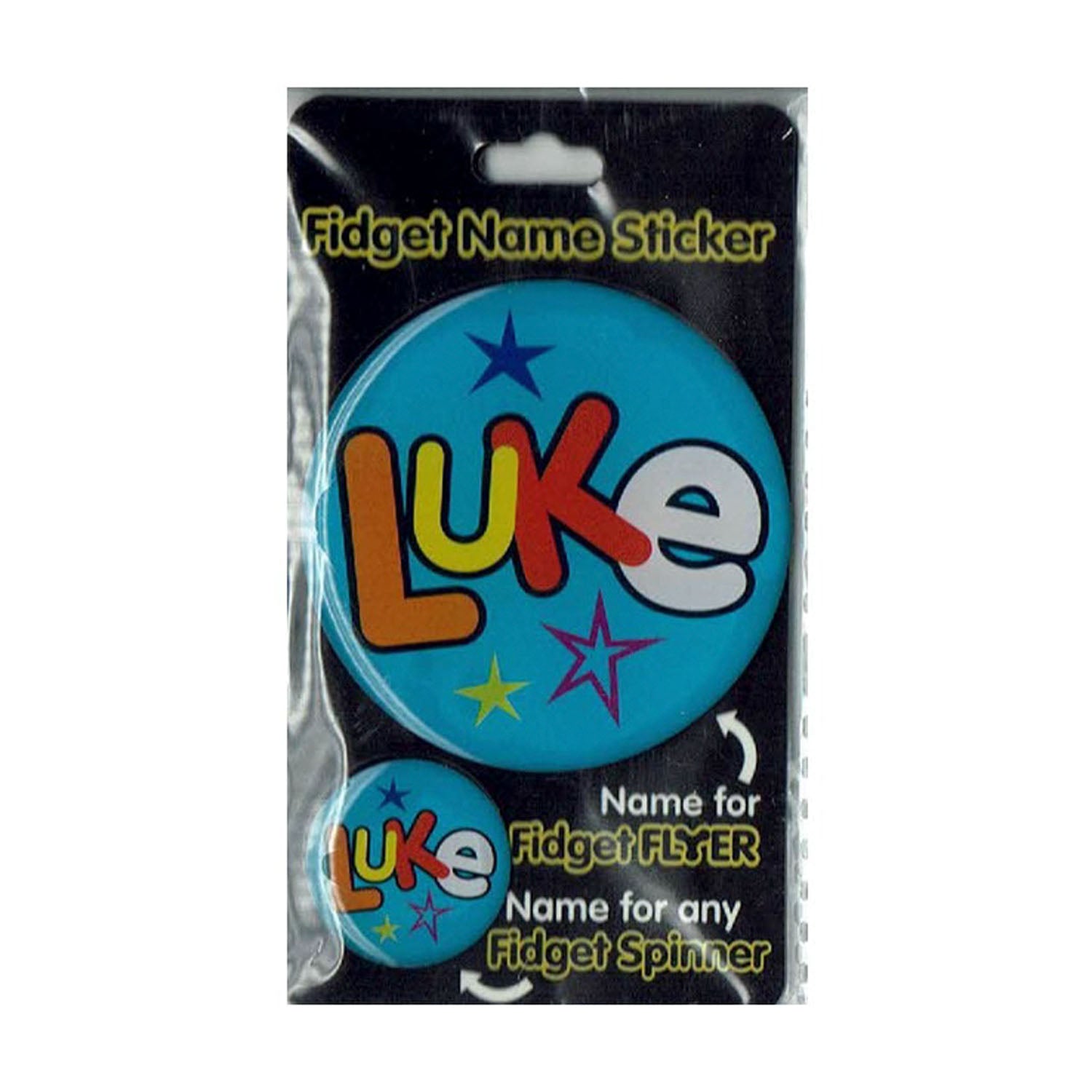 Fidget Flyer Name Stickers Luke – Tartan Weaving Mill